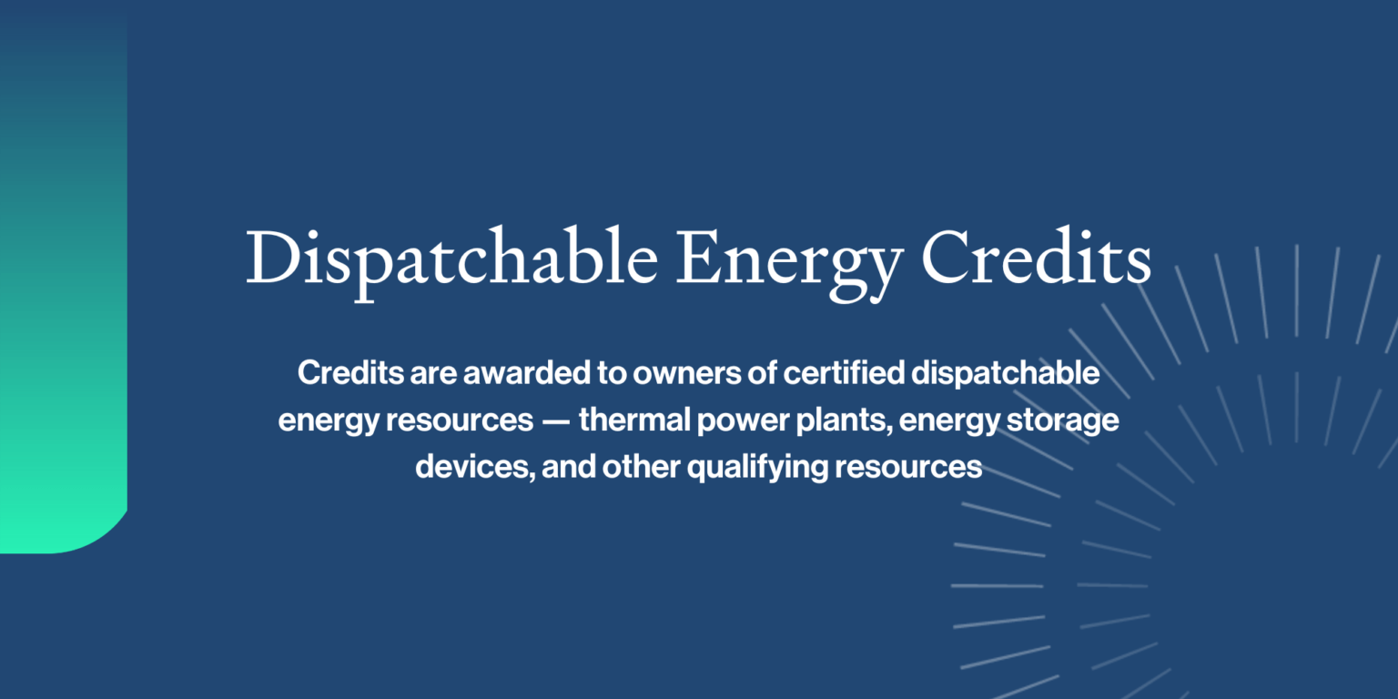 What's a Dispatchable Energy Credit and What Does It Accomplish? | PCI ...